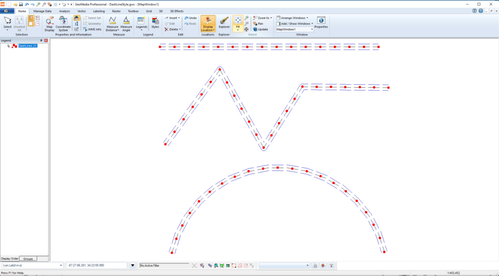 Dash Line Style in GeoMedia 2020 - Hexagon Safety, Infrastructure ...